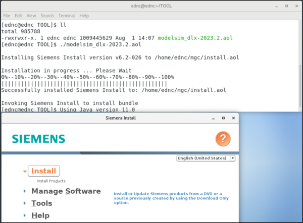 ModelSim Install Guide - Linux - ED&C Tech Center